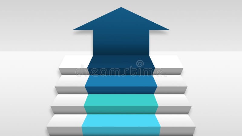 Square Diagram Flow Chart with 5 Step. Alpha Channel. Infographic Timeline Template Stock ...