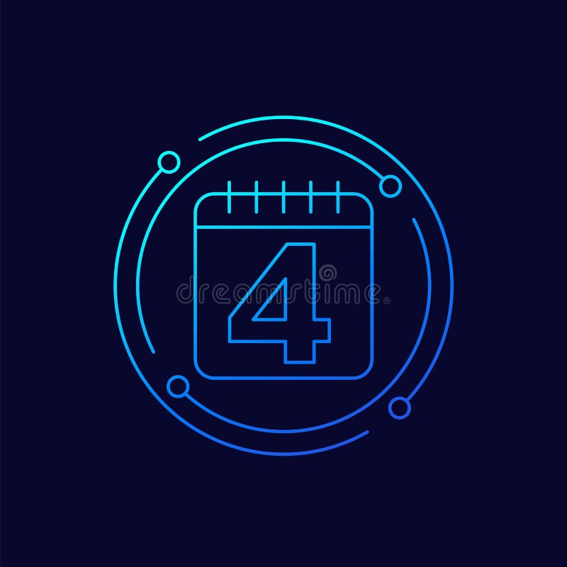 4day Stock Illustrations – 10 4day Stock Illustrations, Vectors ...