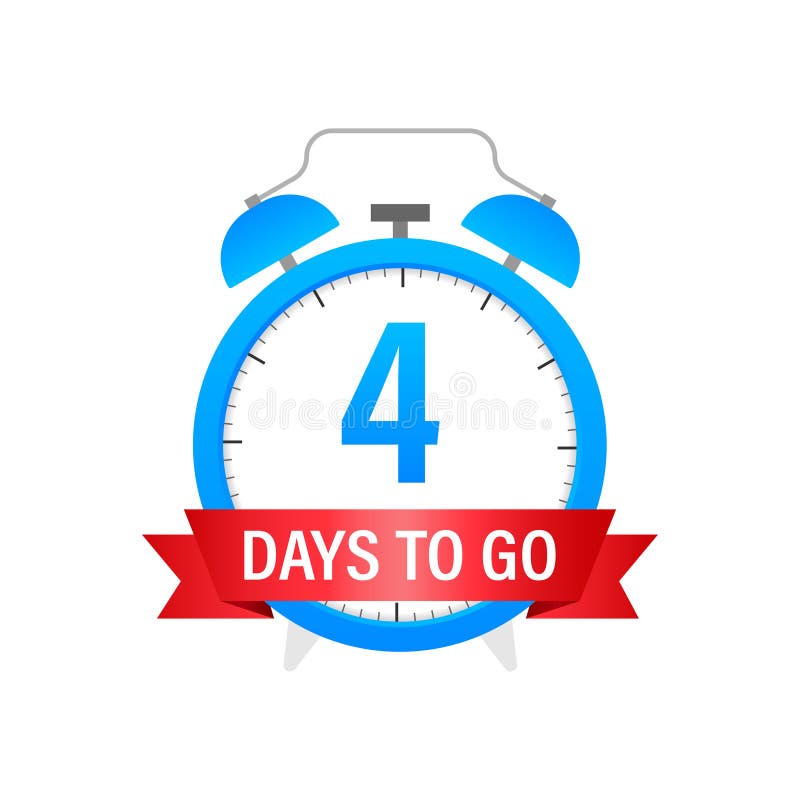 Four Days To Go Stock Illustrations – 734 Four Days To Go Stock ...