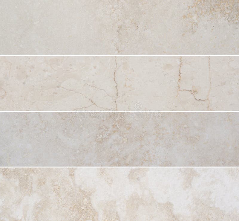 Four Different High Quality Marble with Natural Pattern. Stock Image ...