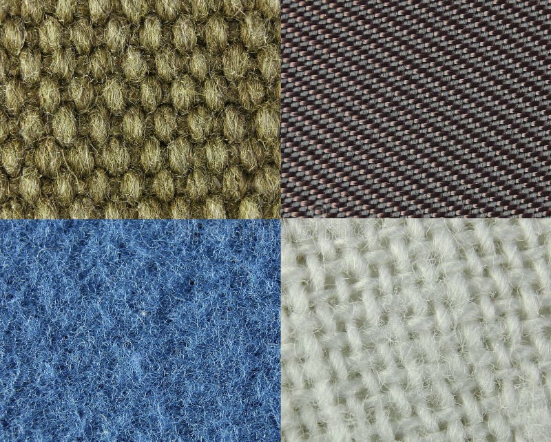Four Different Types Fabric Stock Photos - Free & Royalty-Free Stock ...