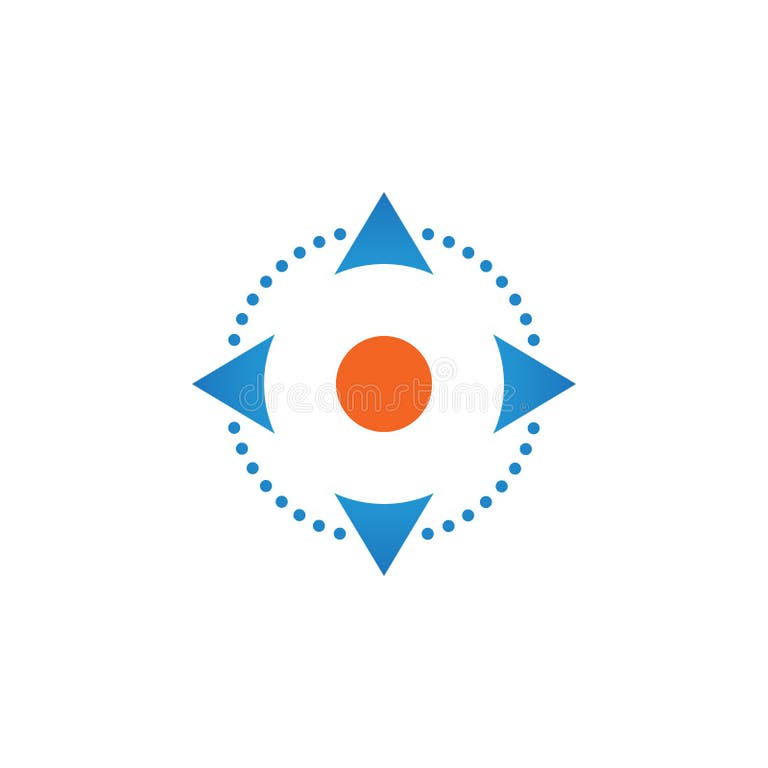 Four Direction Arrows Control Buttons Icon Vector, Solid Logo ...