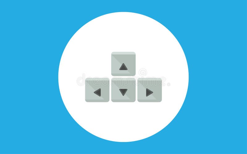 Control Arrow Vector Icon Sign Symbol Stock Vector - Illustration of ...