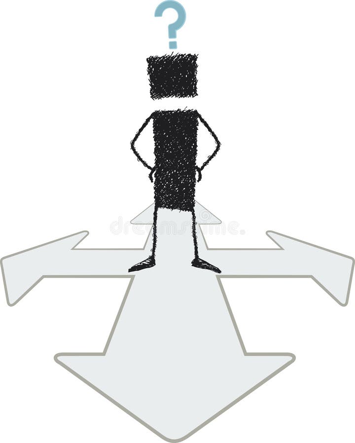 Four Directions, Stick Figure Stock Image - Illustration of standing ...