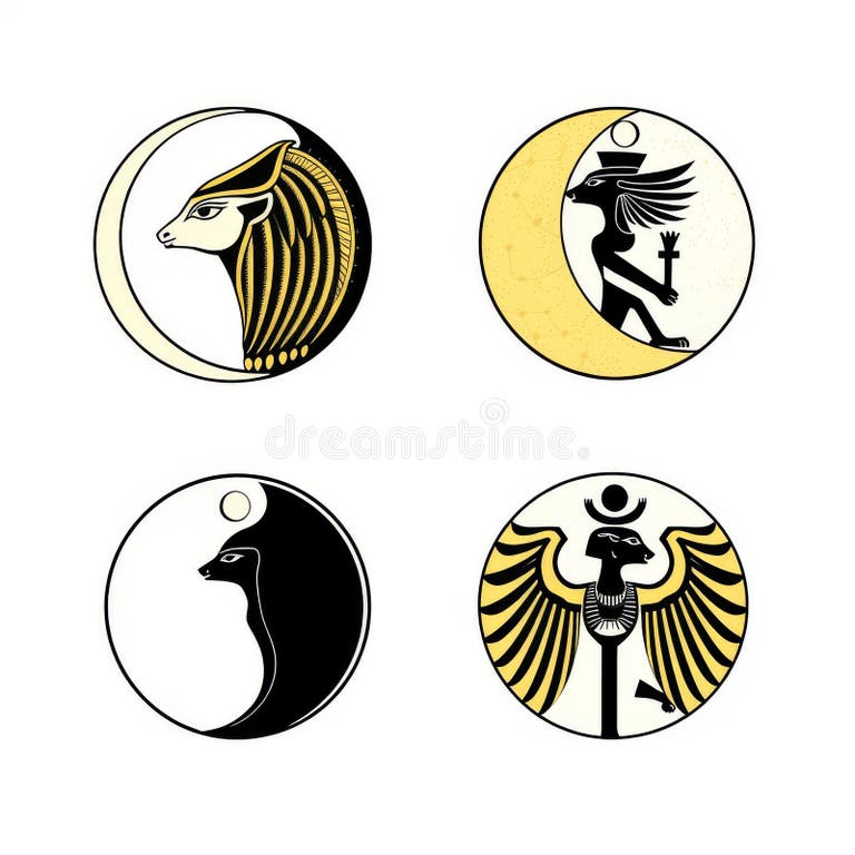 Egyptian Representations Stock Illustrations – 121 Egyptian ...