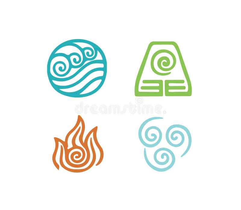 Four element icon set stock vector. Illustration of aqua - 152485077 Four element icon set stock vector. Illustration of aqua - 152485077