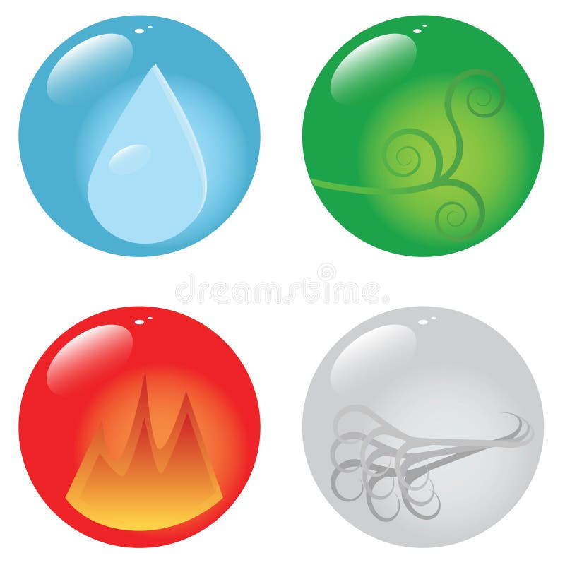 Symbols of four elements stock vector. Illustration of text - 15015197 Symbols of four elements stock vector. Illustration of text - 15015197