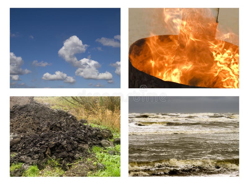 Earth and Fire stock image. Image of fire, apocalypse - 2411375