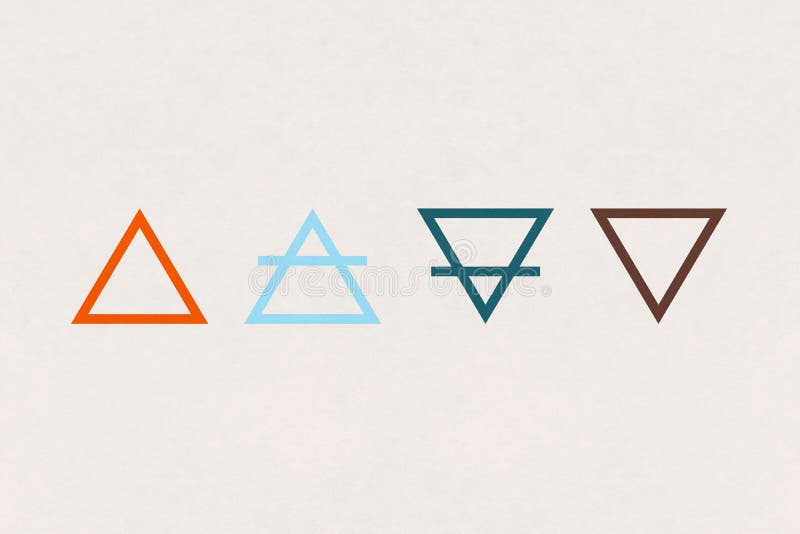 The Four Elements Triangles