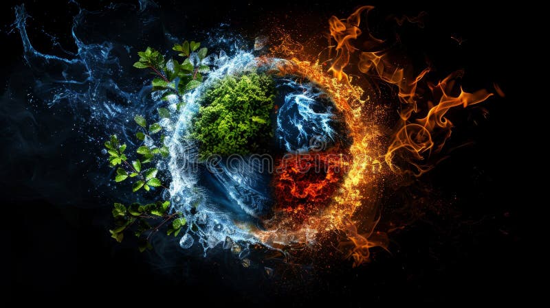 Environment Foliage Earth Air Water Fire Ai Stock Photos - Free ...