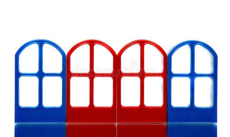 Four empty door frames stock photo. Image of four, background - 43868698