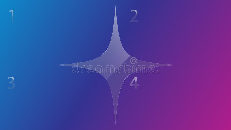 Four Empty Fields for Structuring Information Stock Vector ...