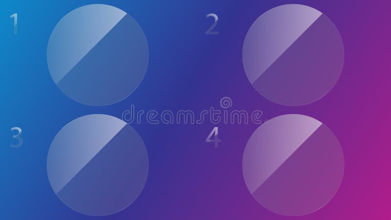 Four Empty Fields for Structuring Information Stock Vector ...