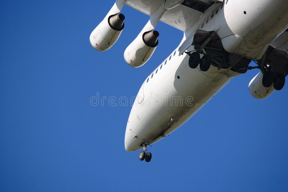 Four engine jet closeup stock photo. Image of industry - 3526320
