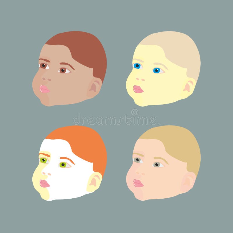 Four men face silhouette stock vector. Illustration of faces - 59938960