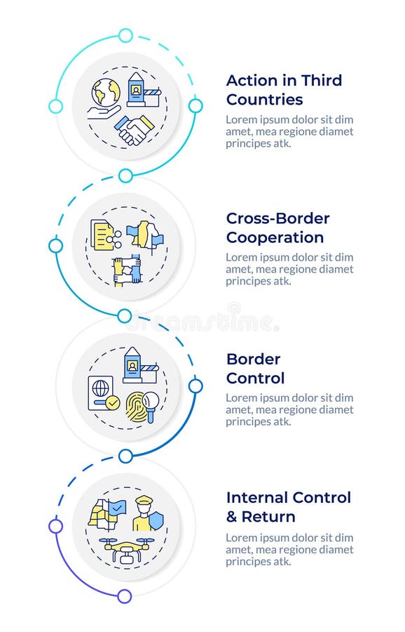 Four Filter Model Infographic Vertical Sequence Stock Vector ...
