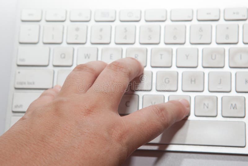 Four Fingers Touching Keyboard Stock Photos - Free & Royalty-Free Stock ...