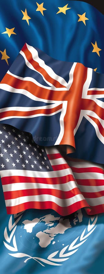 WW2 flags editorial stock image. Illustration of five - 37158259