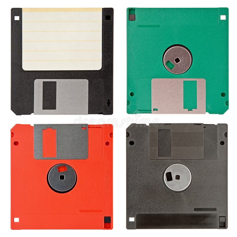 Four floppy discs stock image. Image of information, magnetic - 21493489