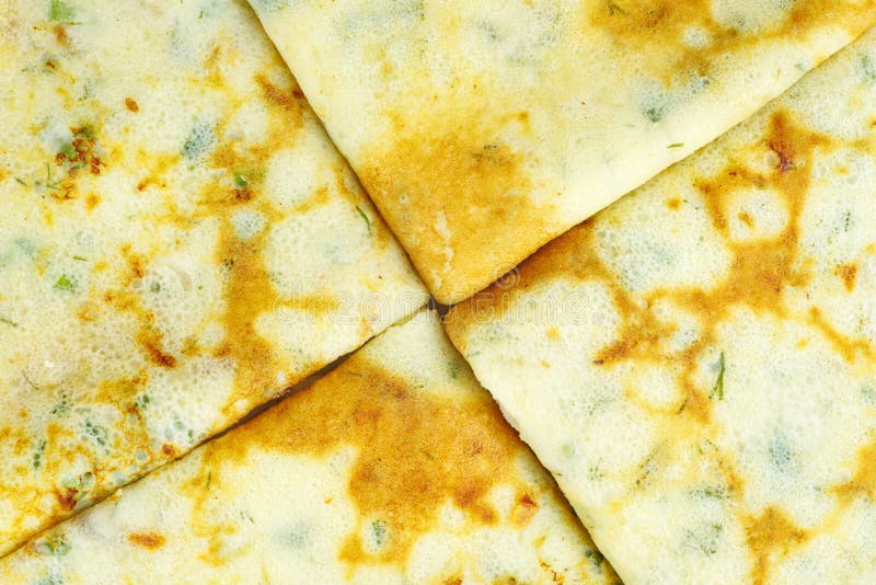 Four folded pancakes stock photo. Image of stack, breakfast - 161364442