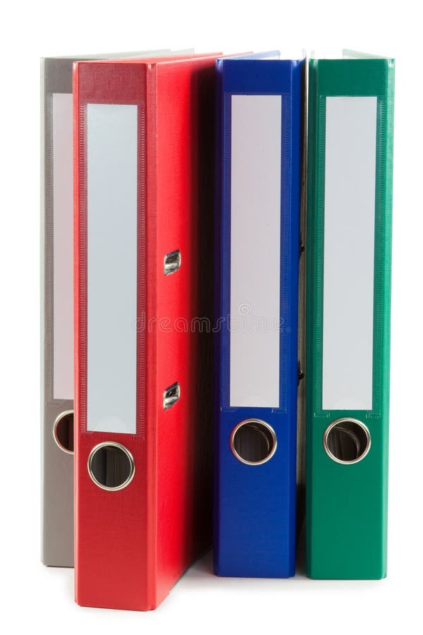 Four Folders stock photo. Image of files, advice, business - 16073982