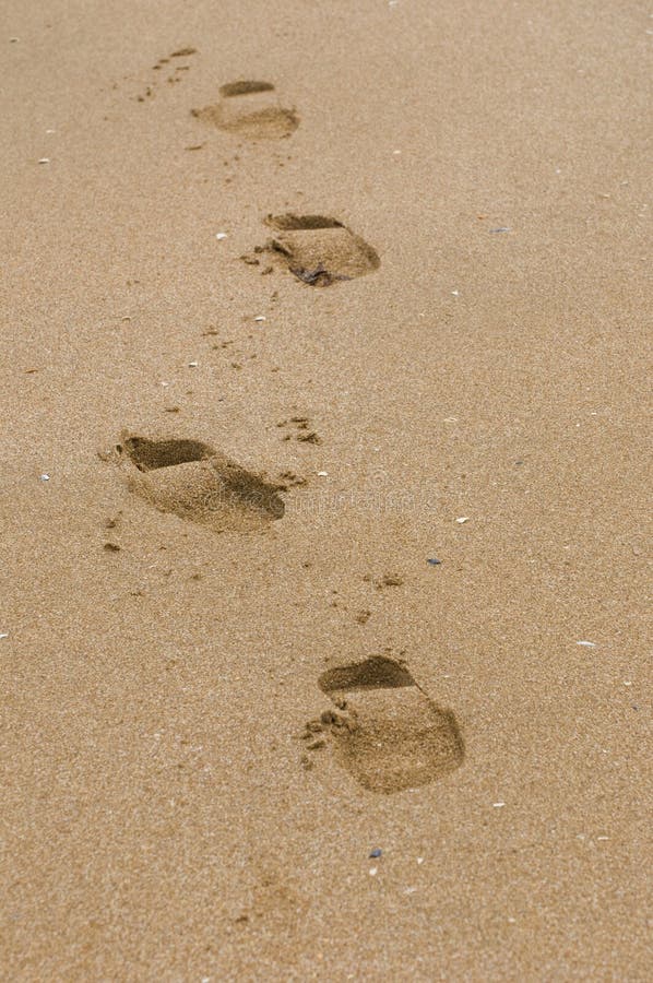 Four footprints stock photo. Image of feet, empty, background - 39870928