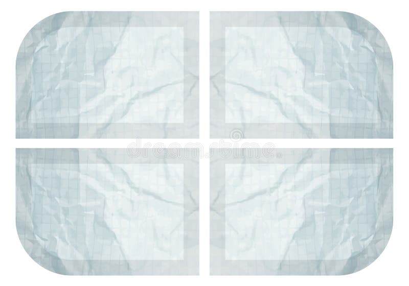 Four frame papers, Creative design of four old