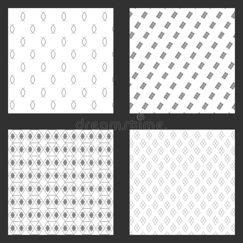 Four Frames of Wallpapers Design Stock Vector - Illustration of design ...