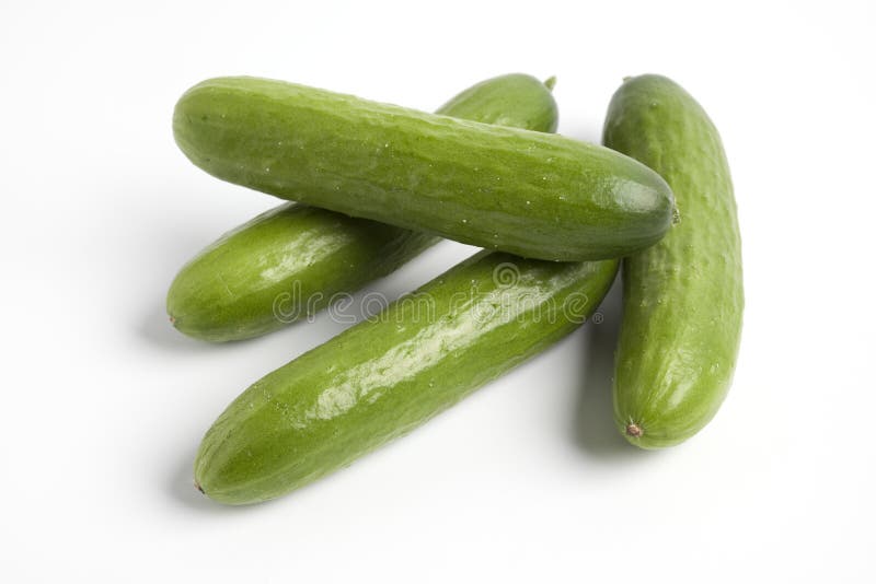 Small cucumbers on a row stock photo. Image of healthy - 12099280