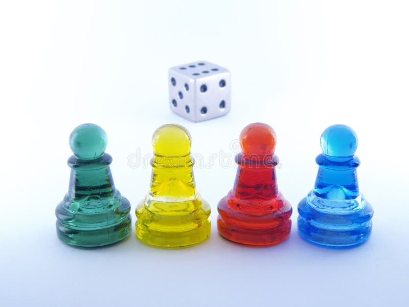 Board Game Pieces and Dice stock photo. Image of games - 28016068