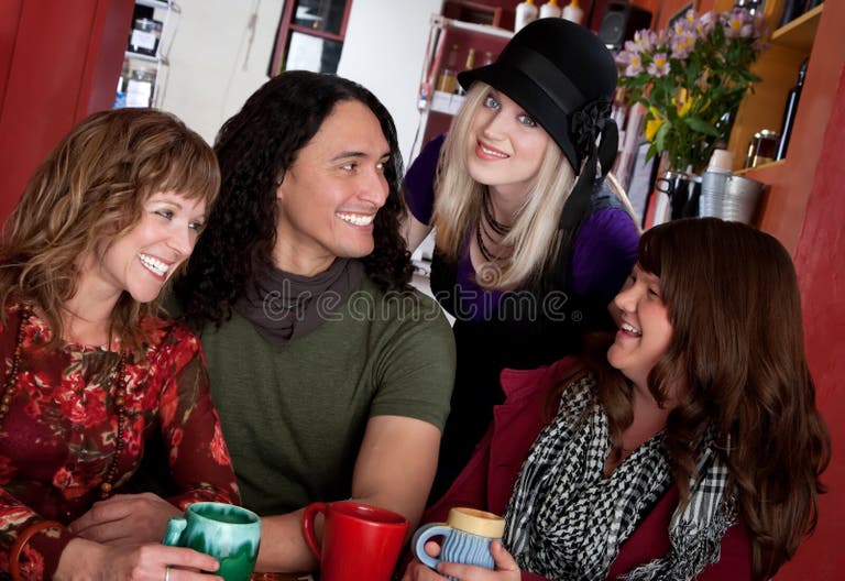 Four Good Friends stock image. Image of latino, cute - 15245551