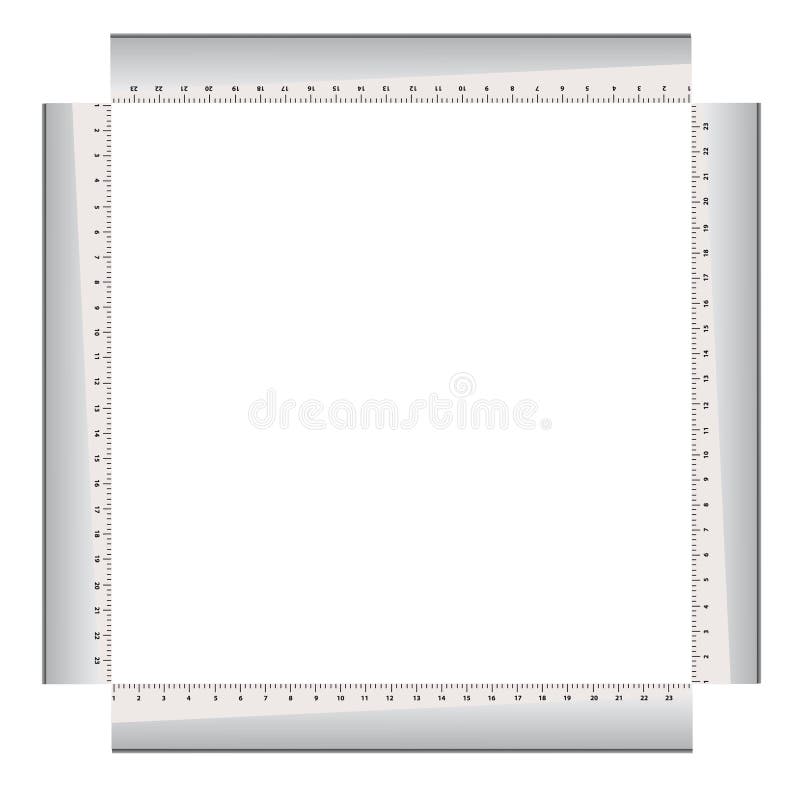 Vector Set of Measurement Rulers Stock Vector - Illustration of scale ...