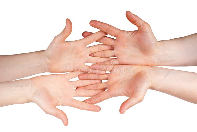 Hands Symbolizing Community Stock Image - Image of male, hand: 28931417