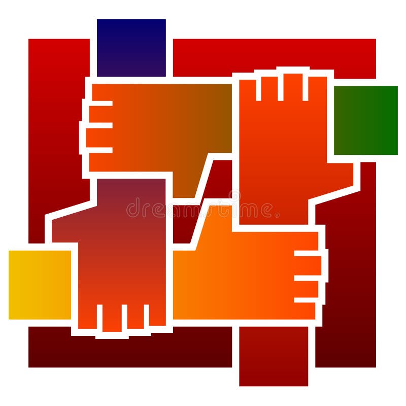 Four hands stacked stock photo. Image of strong, fingers - 11742926