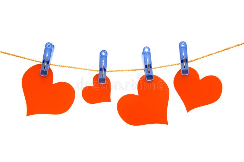 Four hearts stock image. Image of laundry, home, four - 14920875