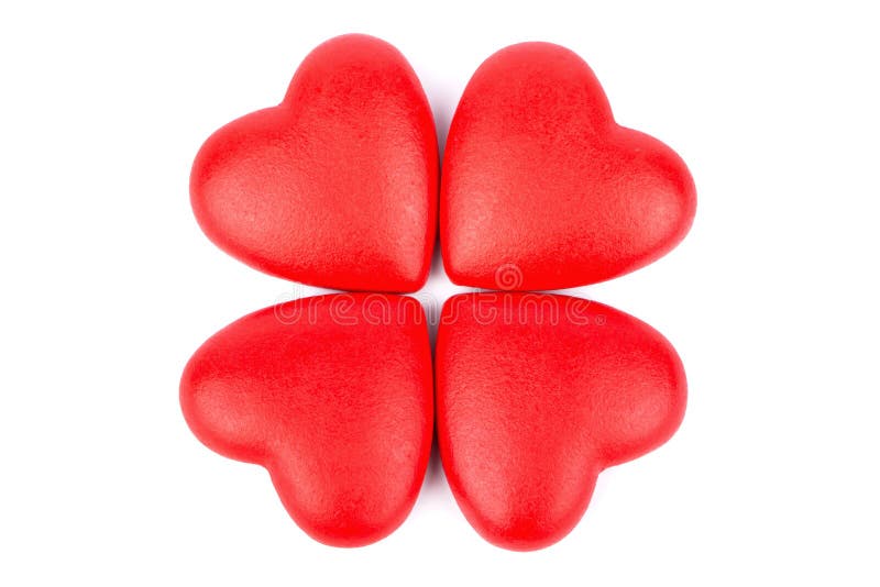 Four hearts stock image. Image of celebrations, heart - 49303933