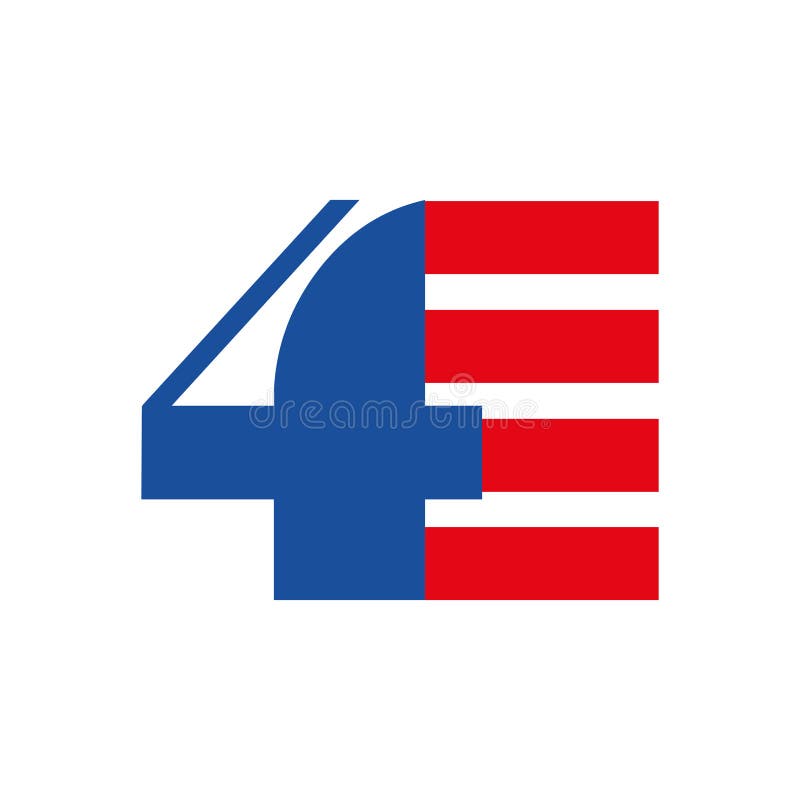 Four Icon. Number Design. Vector Graphic Stock Illustration ...