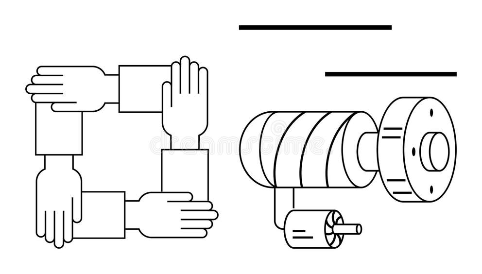 Hands Symbolize Teamwork Stock Illustrations – 1,167 Hands Symbolize ...