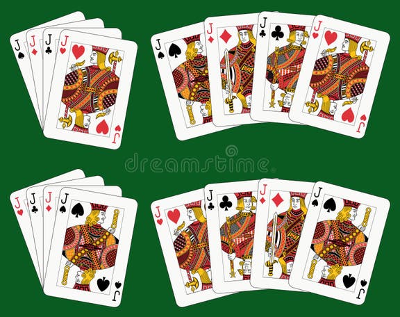 Four Jacks stock vector. Illustration of game, deck, gambler - 14706749