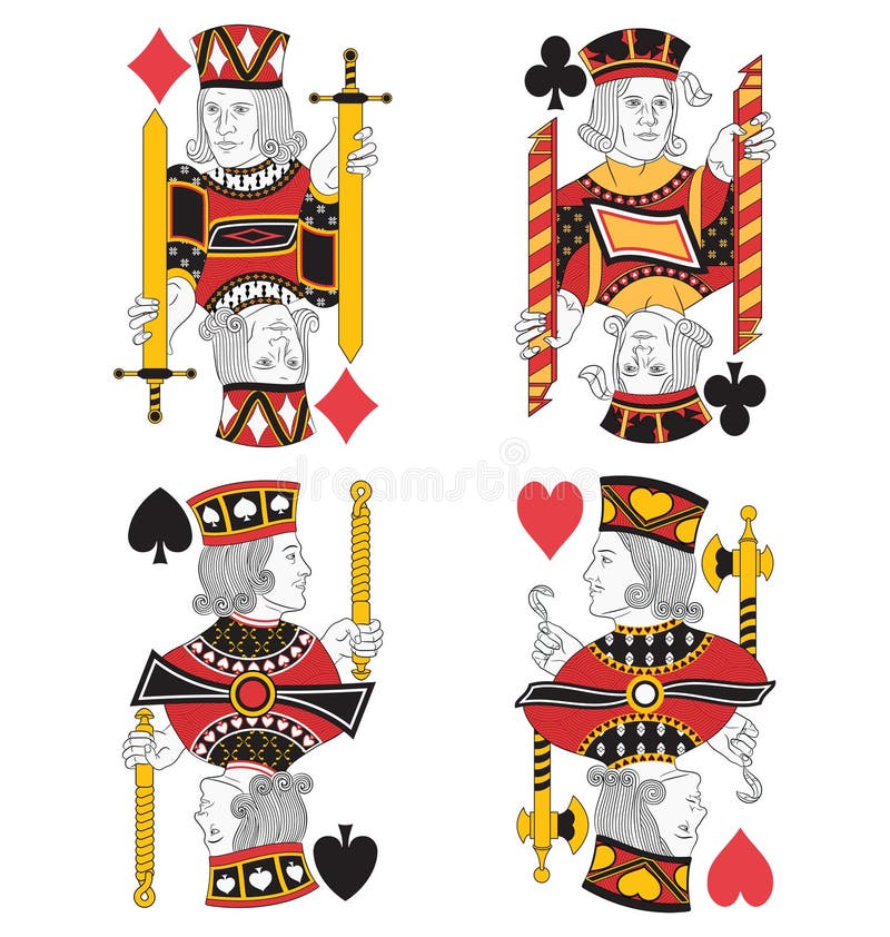 Set of Four Jacks Playing Cards Stock Vector - Illustration of gamble ...