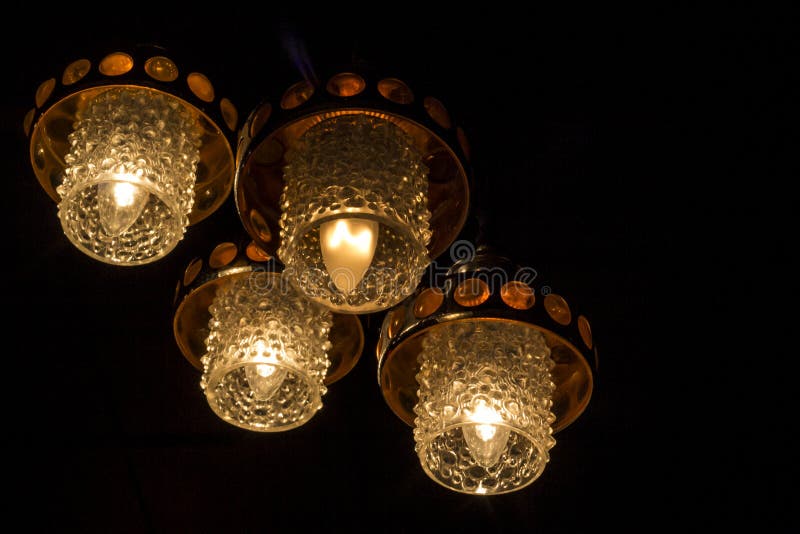 Four lamps stock image. Image of darkness, light, four - 40861675