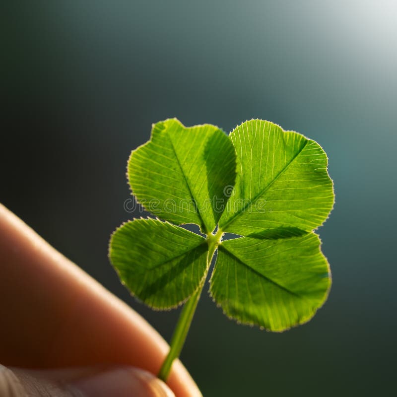 Four leaf clover stock image. Image of four, good, clover - 5557189