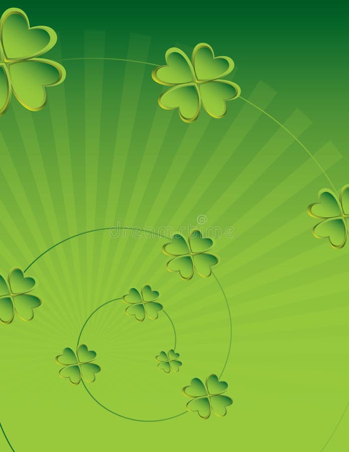 Four Leaf Clover Background Stock Illustrations – 22,579 Four Leaf ...