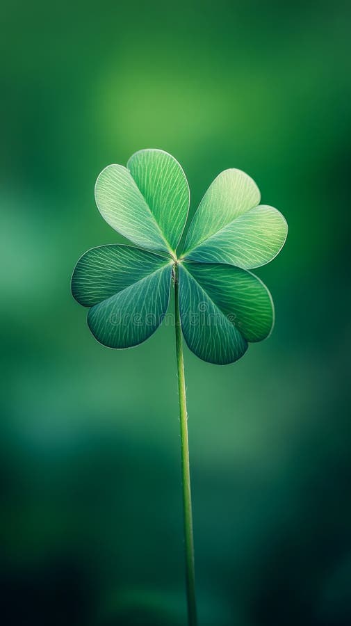 Lucky Clover Plant Spring Growth Nature Minimalism Stock Photos - Free ...