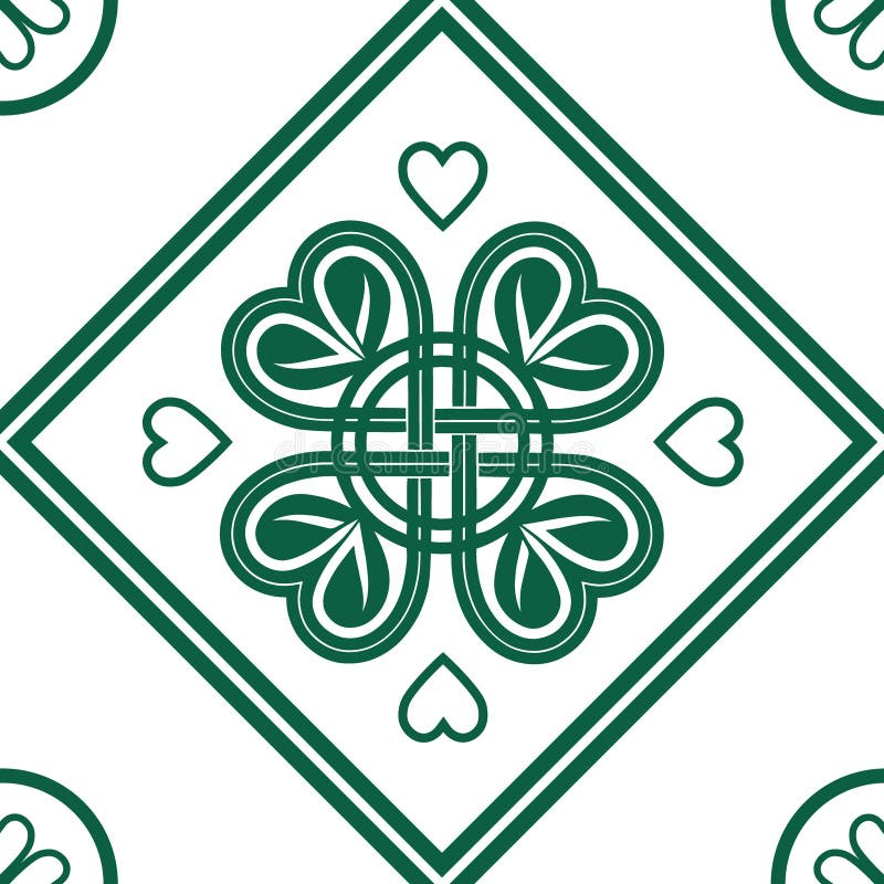 Celtic Knot Clover Stock Illustrations – 1,141 Celtic Knot Clover Stock ...