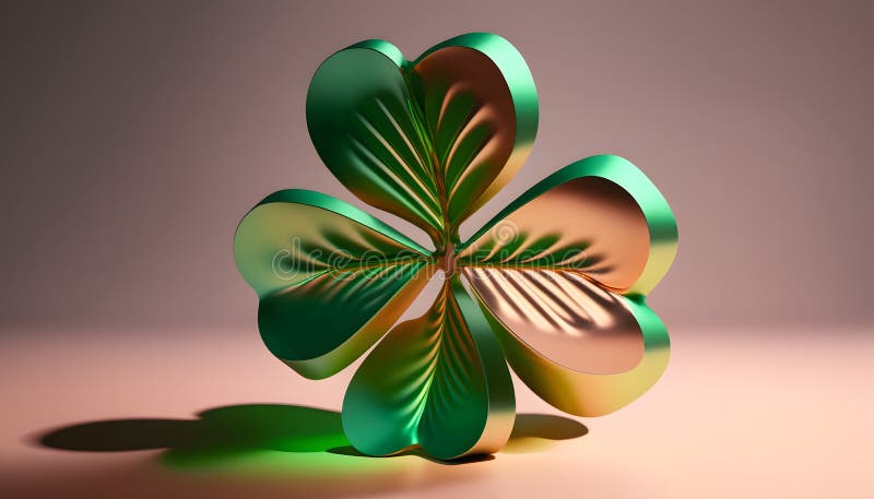 Four Leaf Clover Created with Generative AI Technology Stock ...