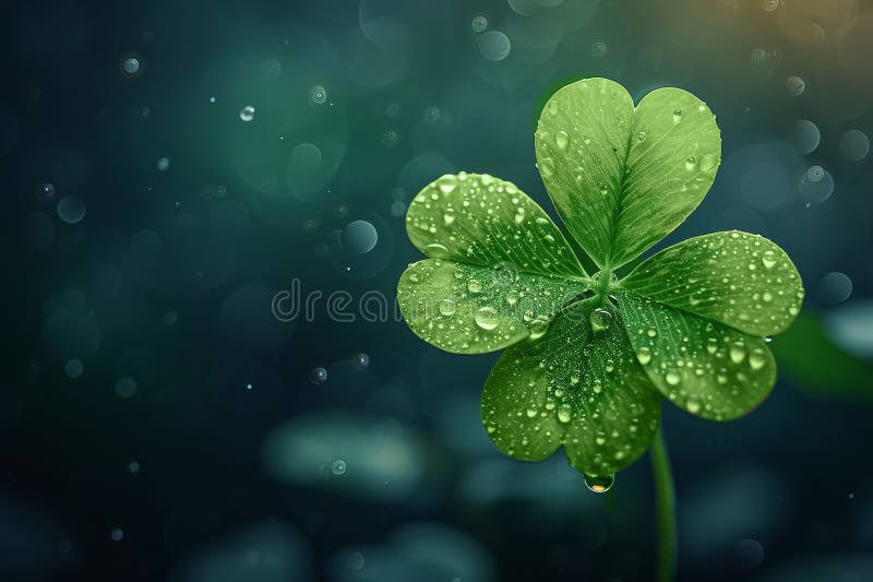 4-leaf Clover Made by Taping on an Additional Leaf, a Traditional Good ...