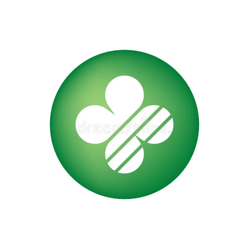 Four Leaf Clover Logo Design Template Elements - Vector Stock Vector ...