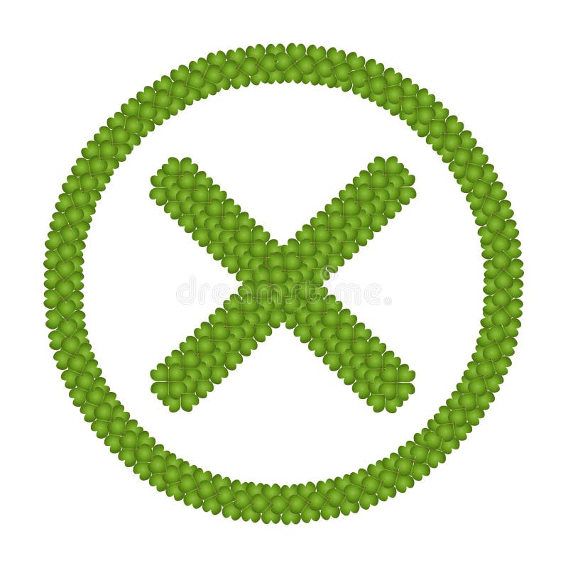 Clover Forming Painted Symbol Stock Illustrations – 3 Clover Forming ...