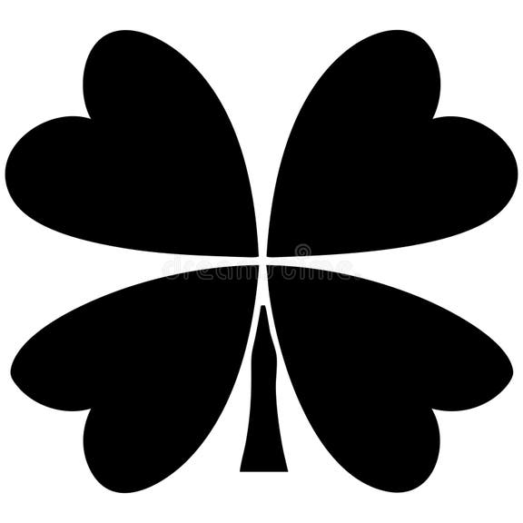Four Leaf Clover Shape in Vector Form Suitable for Various Design ...